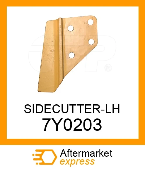7Y0203 - SIDECUTTER-LH fits CATERPILLAR | Price: $32.29 Stock: Texas