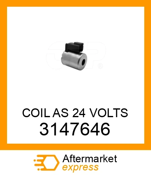 3147646 - COIL AS 24 VOLTS fits CATERPILLAR | Price: $26.58 Stock: Florida