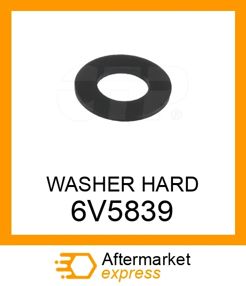 6V5839 - WASHER HARD fits CATERPILLAR | Price: $0.11 Stock: Texas