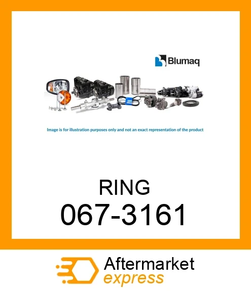 067-3161 - RING fits CATERPILLAR | Price: $5.59 Stock: Tennessee