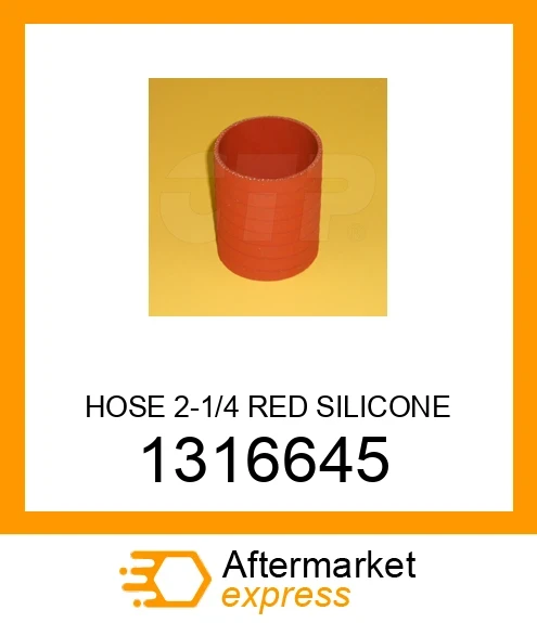 1316645 - HOSE 2-1/4 RED SILICONE fits CATERPILLAR | Price: $7.54 Stock ...