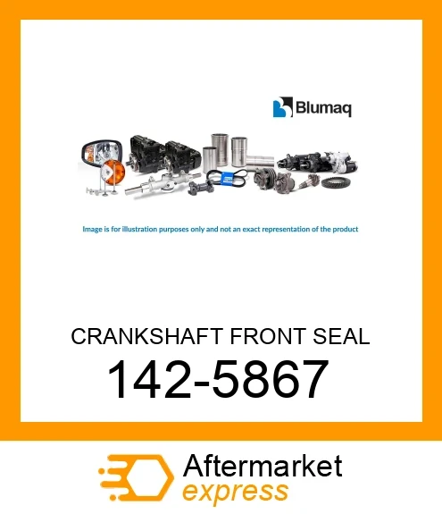 142-5867 - CRANKSHAFT FRONT SEAL fits CATERPILLAR | Price: $48.71 Stock ...