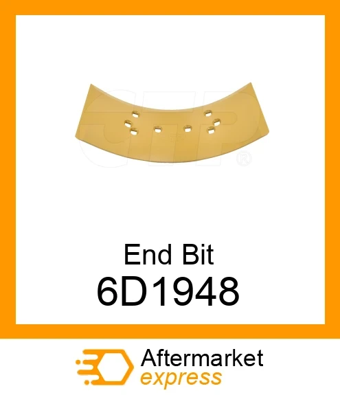 6D1948 - End Bit fits CATERPILLAR | Price: $93.06 Stock: Florida