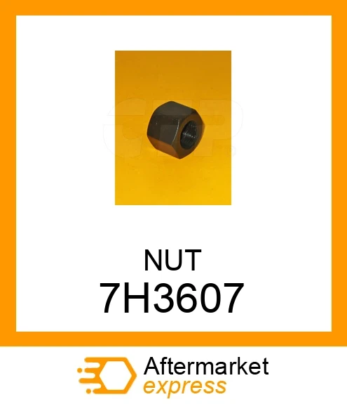 7H3607 - NUT fits CATERPILLAR | Price: $0.40 Stock: Texas