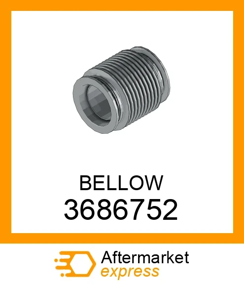 3686752 - Bellows fits CUMMINS | Price: $557.99 Stock: California