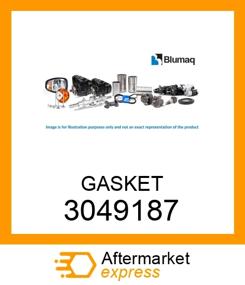 3049187 - GASKET fits CUMMINS | Price: $7.74 Stock: Florida