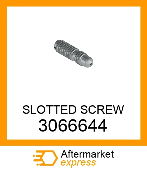 3066644 - SLOTTED SCREW fits CUMMINS | Price: $29.17 Stock: Wisconsin
