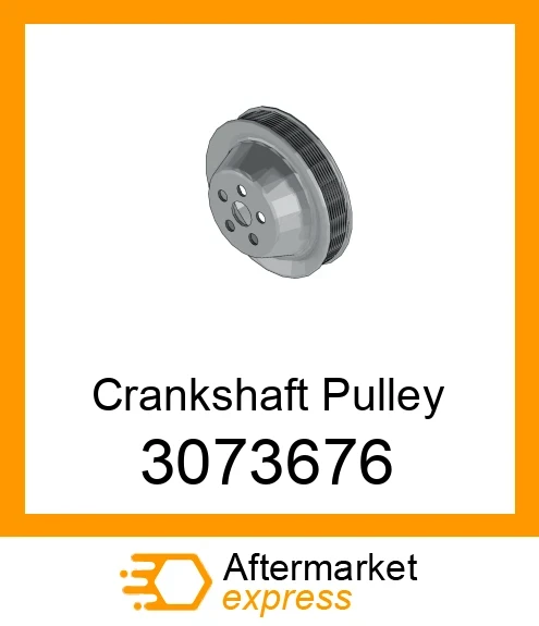 3073676 - Crankshaft Pulley fits CUMMINS | Price: $210.79 Stock: California