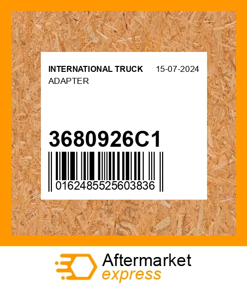 3680926C1 - ADAPTER fits INTERNATIONAL TRUCK | Price: $31.62 Stock ...