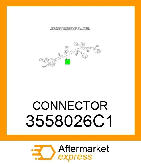 3558026C1 - CONNECTOR fits INTERNATIONAL TRUCK | Price: $19.32 Stock ...