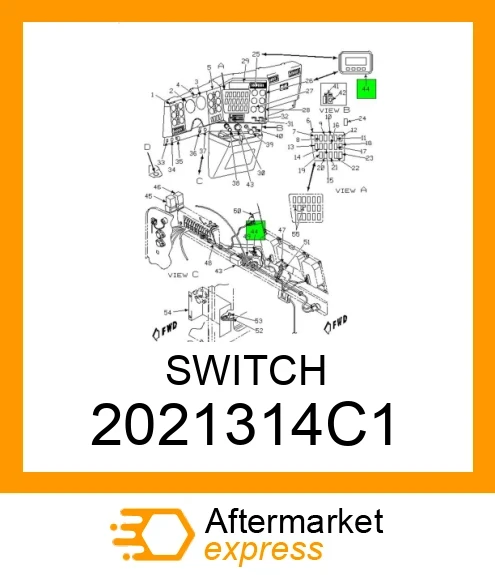 2021314c1 - SWITCH fits INTERNATIONAL TRUCK | Price: $67.28