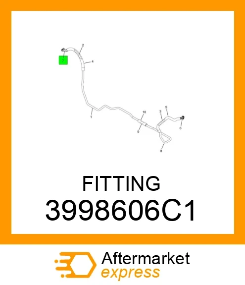 3998606C1 - FITTING fits INTERNATIONAL TRUCK | Price: $6.86 Stock ...