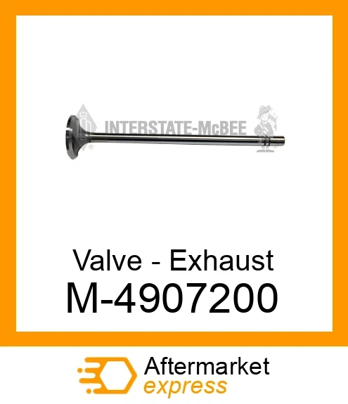 M-4907200 - Valve - Exhaust INTERSTATE MCBEE | Price: $36.59