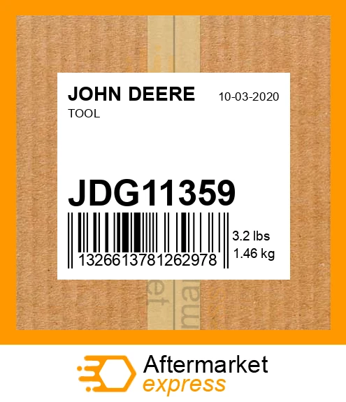JDG11359 - TOOL fits JOHN DEERE | Price: $136.62