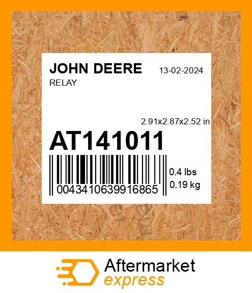AT141011 - Relay fits JOHN DEERE