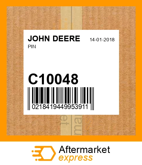 C10048 - PIN fits JOHN DEERE | Price: $1.56 Stock: Wisconsin