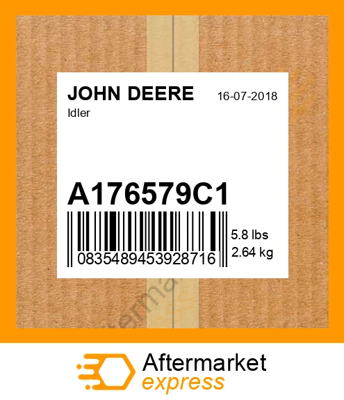 A176579C1 - Idler fits JOHN DEERE