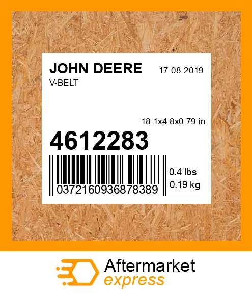 4612283 - V-BELT fits JOHN DEERE