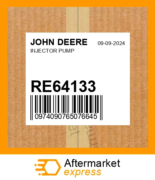 RE64133 - INJECTOR PUMP fits JOHN DEERE | Price: $2,346 Stock: Wisconsin