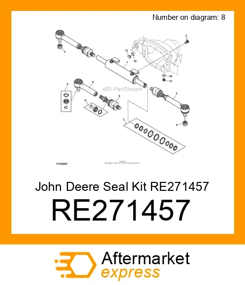RE271457 - Seal Kit fits JOHN DEERE