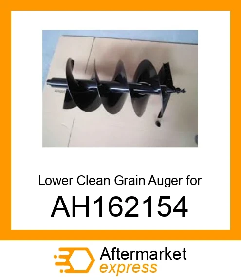 AH162154 - Lower Clean Grain Auger for John Deere Combine, fits JOHN ...