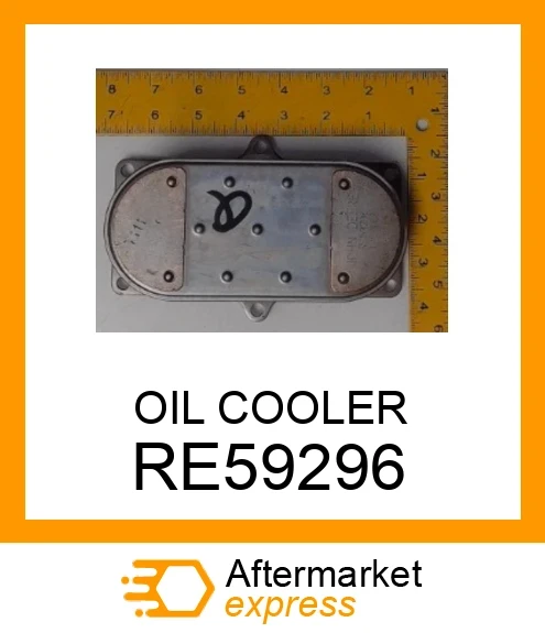 RE59296 - OIL COOLER fits JOHN DEERE | Price: $191.57 Stock: Wisconsin
