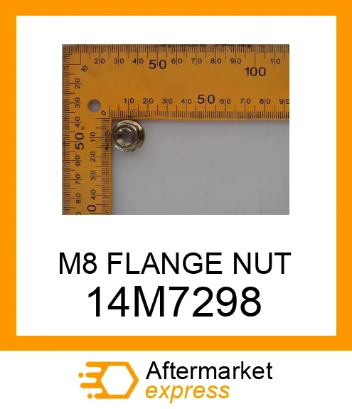 14M7298 - M8 FLANGE NUT fits JOHN DEERE | Price: $0.68 Stock: Wisconsin