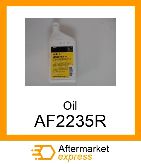 AF2235R - Oil fits JOHN DEERE