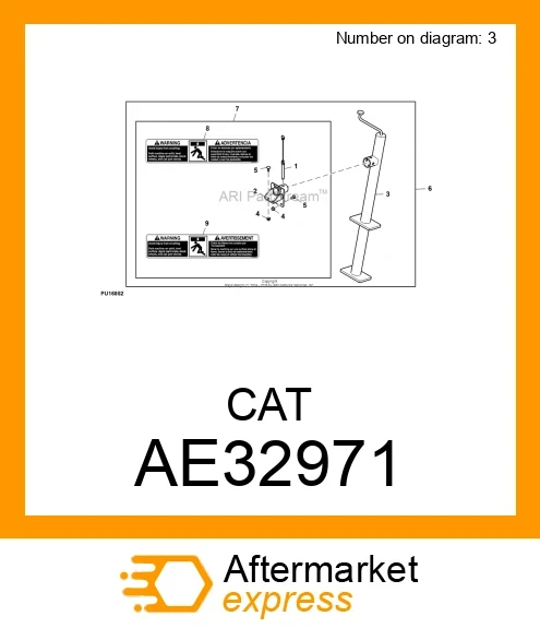 AE32971 - CAT fits JOHN DEERE