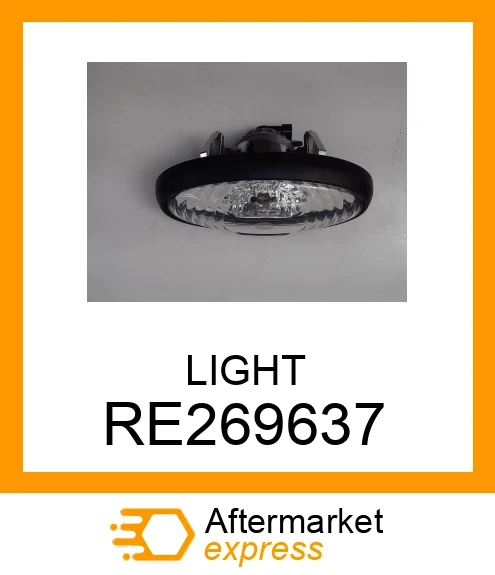 RE269637 - LIGHT fits JOHN DEERE | Price: $79.91