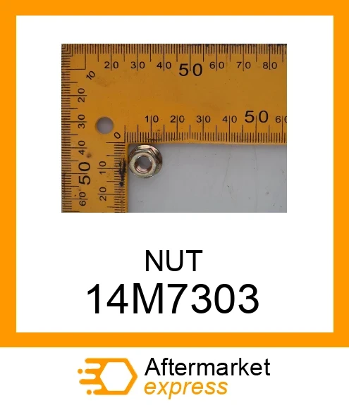 14M7303 - NUT fits JOHN DEERE | Price: $0.40 Stock: Wisconsin
