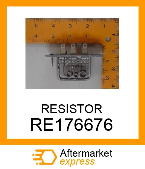 RE176676 - RESISTOR fits JOHN DEERE | Price: $25.43