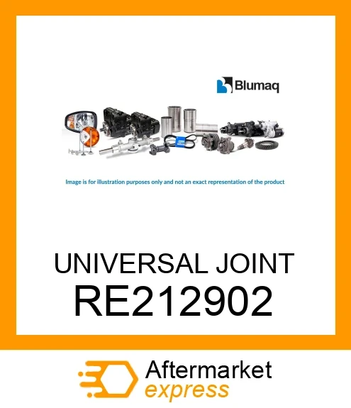 RE212902 - UNIVERSAL JOINT fits JOHN DEERE | Price: $42.62 Stock: Florida