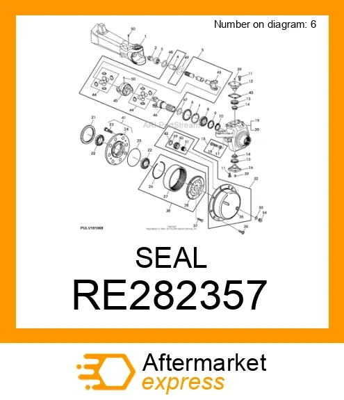 RE282357 - SEAL fits JOHN DEERE | Price: $45.37