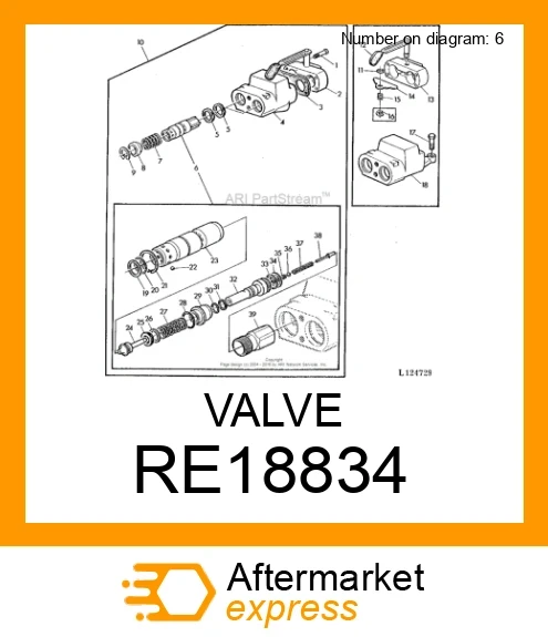 RE18834 - QUICK PLUG COUPLER fits JOHN DEERE