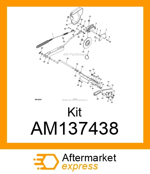 AM137438 - Kit fits JOHN DEERE
