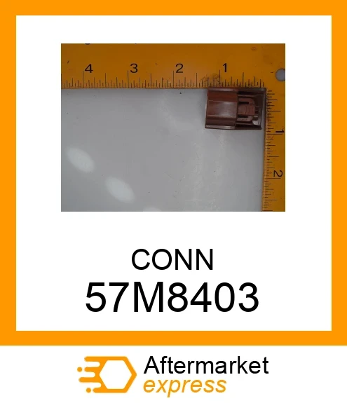 57M8403 - CONNECTOR fits JOHN DEERE | Price: $4.49 Stock: Wisconsin