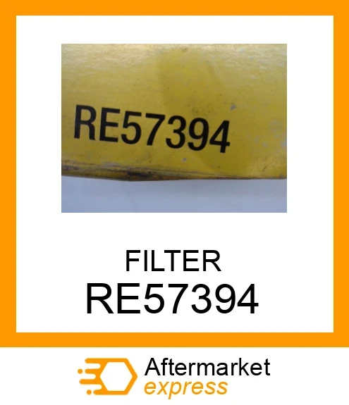 RE57394 - FILTER fits JOHN DEERE | Price: $14.58 Stock: Wisconsin