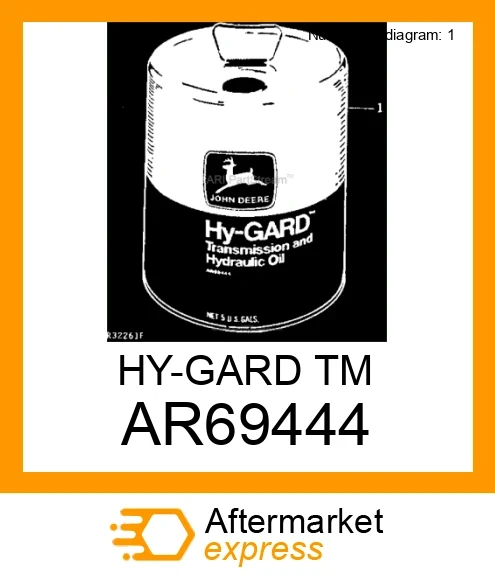 AR69444 - HY-GARD TM fits JOHN DEERE