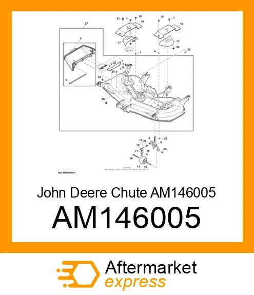 AM146005 - RAMP fits JOHN DEERE