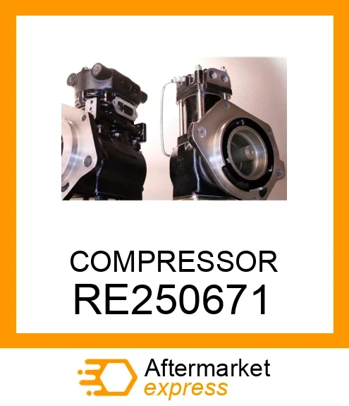 RE250671 - COMPRESSOR fits JOHN DEERE