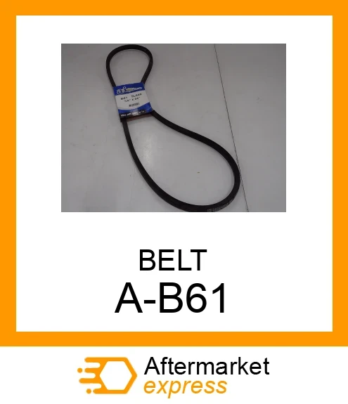 A-B61 - BELT fits JOHN DEERE | Price: $8.42 Stock: Wisconsin