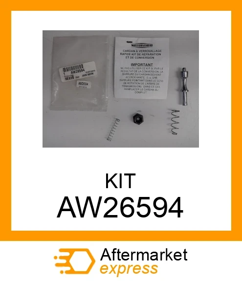 AW26594 - KIT fits JOHN DEERE | Price: $28.45