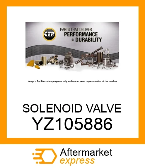 YZ105886 - SOLENOID VALVE fits JOHN DEERE