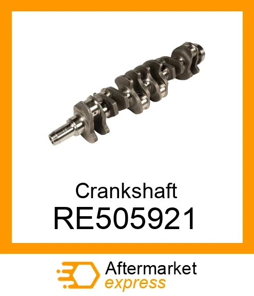 RE505921 - Crankshaft fits JOHN DEERE | Price: $3,854 Stock: Ohio