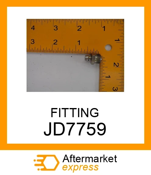 JD7759 - ZERK FITTING fits JOHN DEERE | Price: $0.86