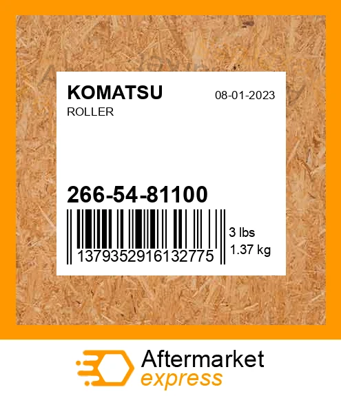 266-54-81100 - ROLLER fits KOMATSU