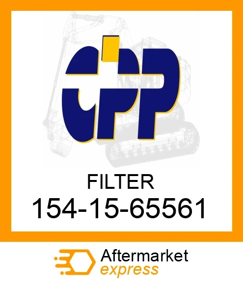 154-15-65561 - Element fits KOMATSU | Price: $71.43 Stock: Florida