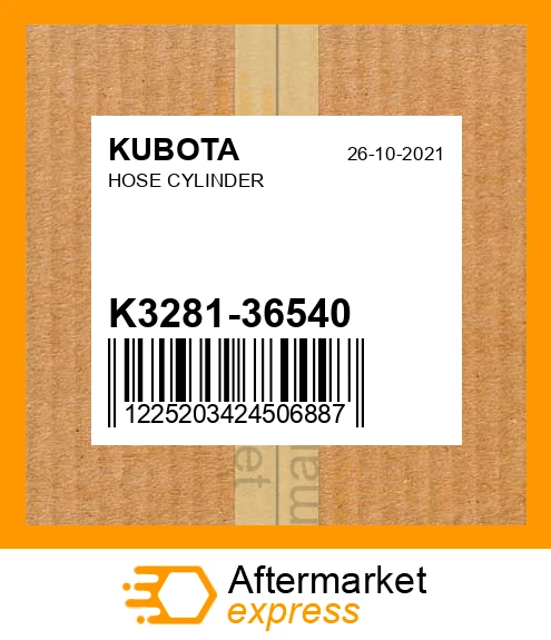 K3281-36540 - HOSE CYLINDER fits KUBOTA | Price: $22.72 Stock: Wisconsin