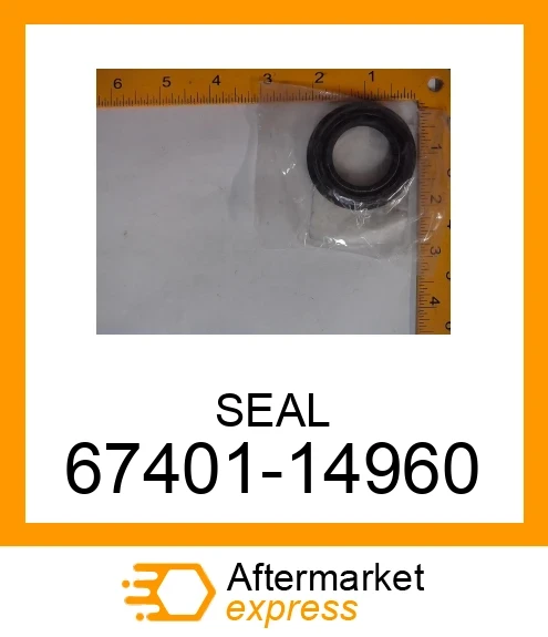 67401-14960 - SEAL fits KUBOTA | Price: $32.21 Stock: Wisconsin